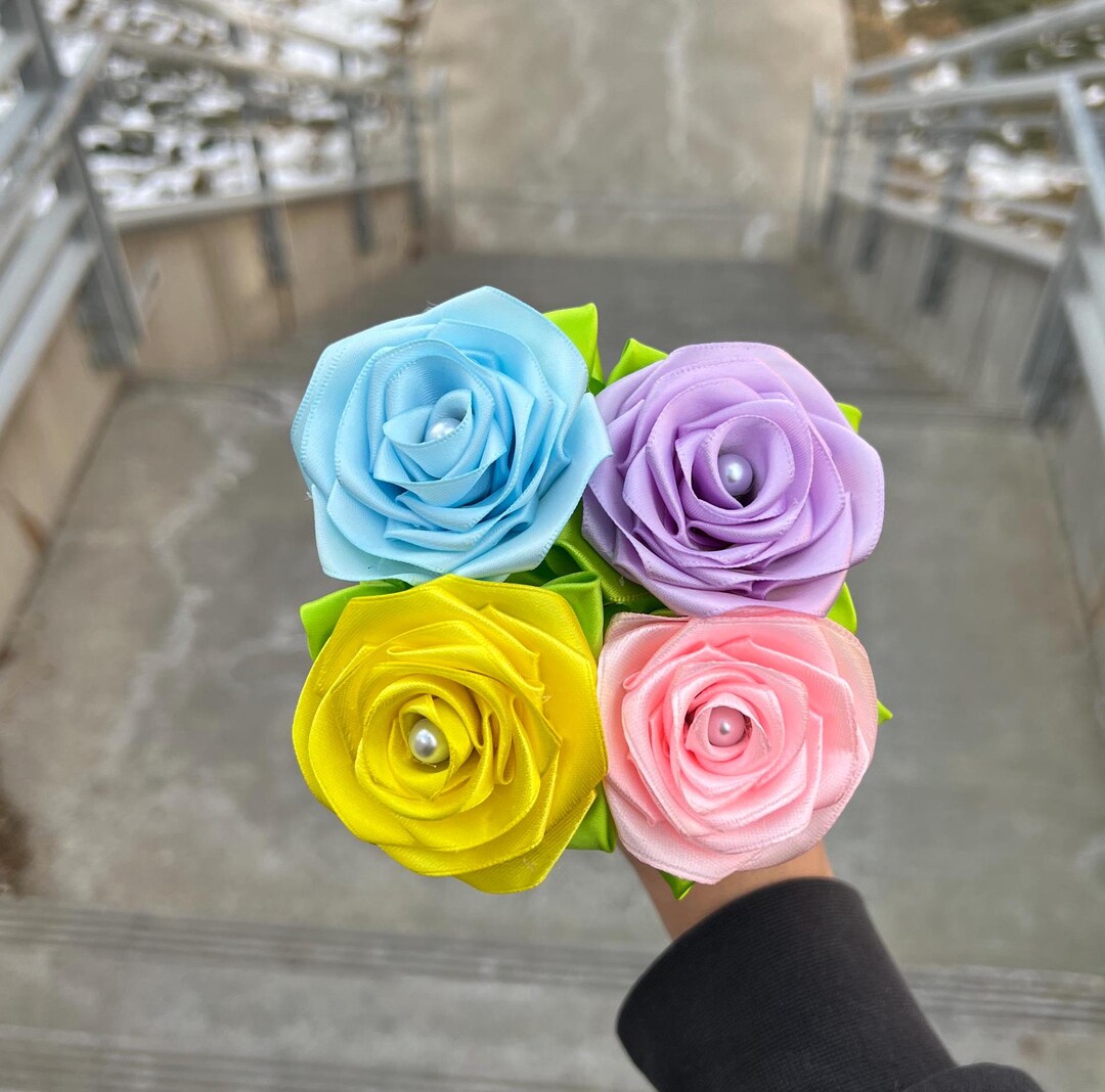 Ribbon Rose Pens - Etsy
