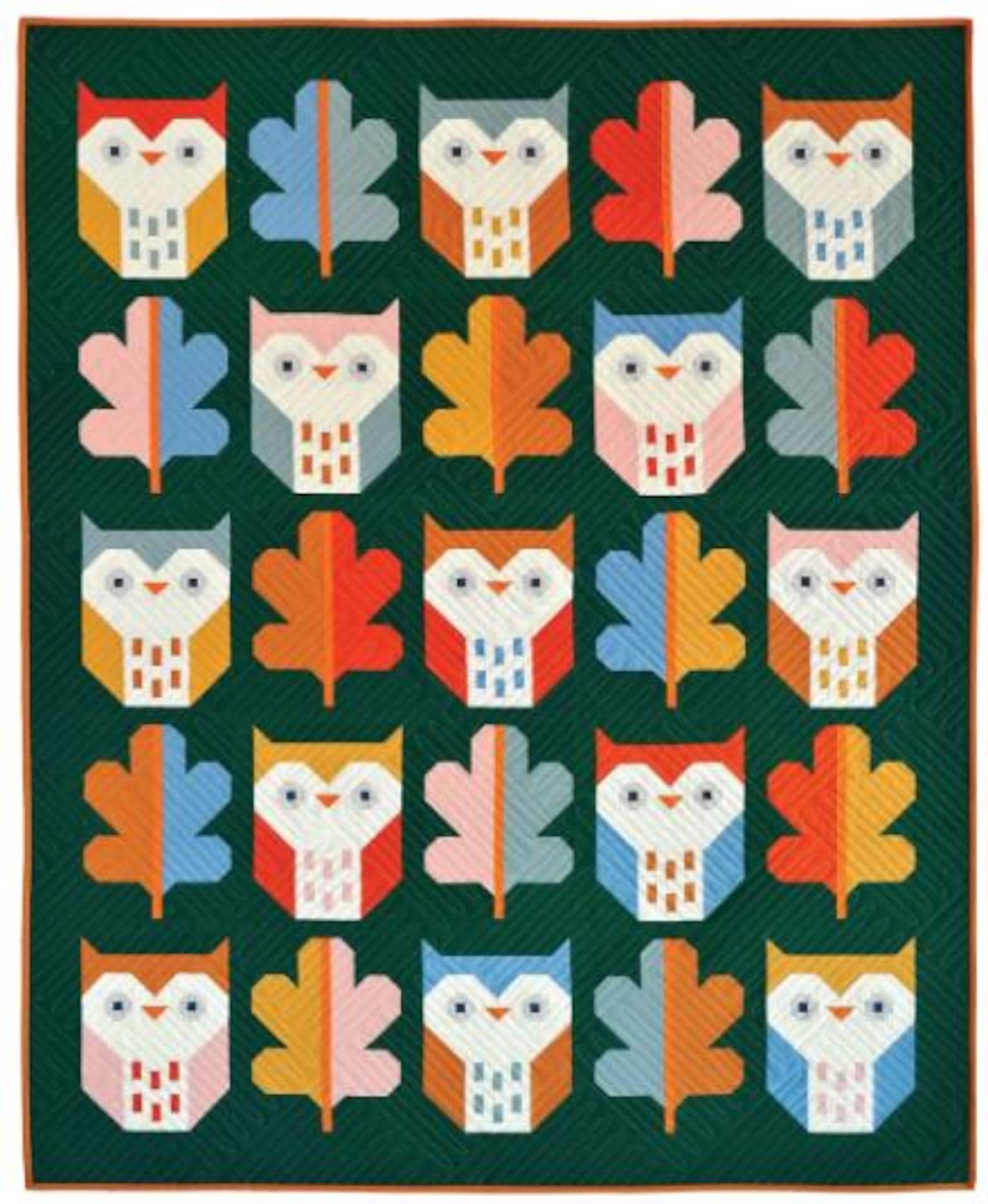 Night Owl Quilt Kit by Pen + Paper Patterns - Etsy