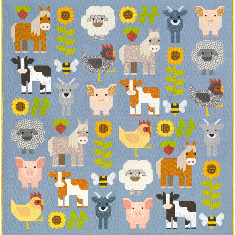 Farm Quilt Pattern - Etsy