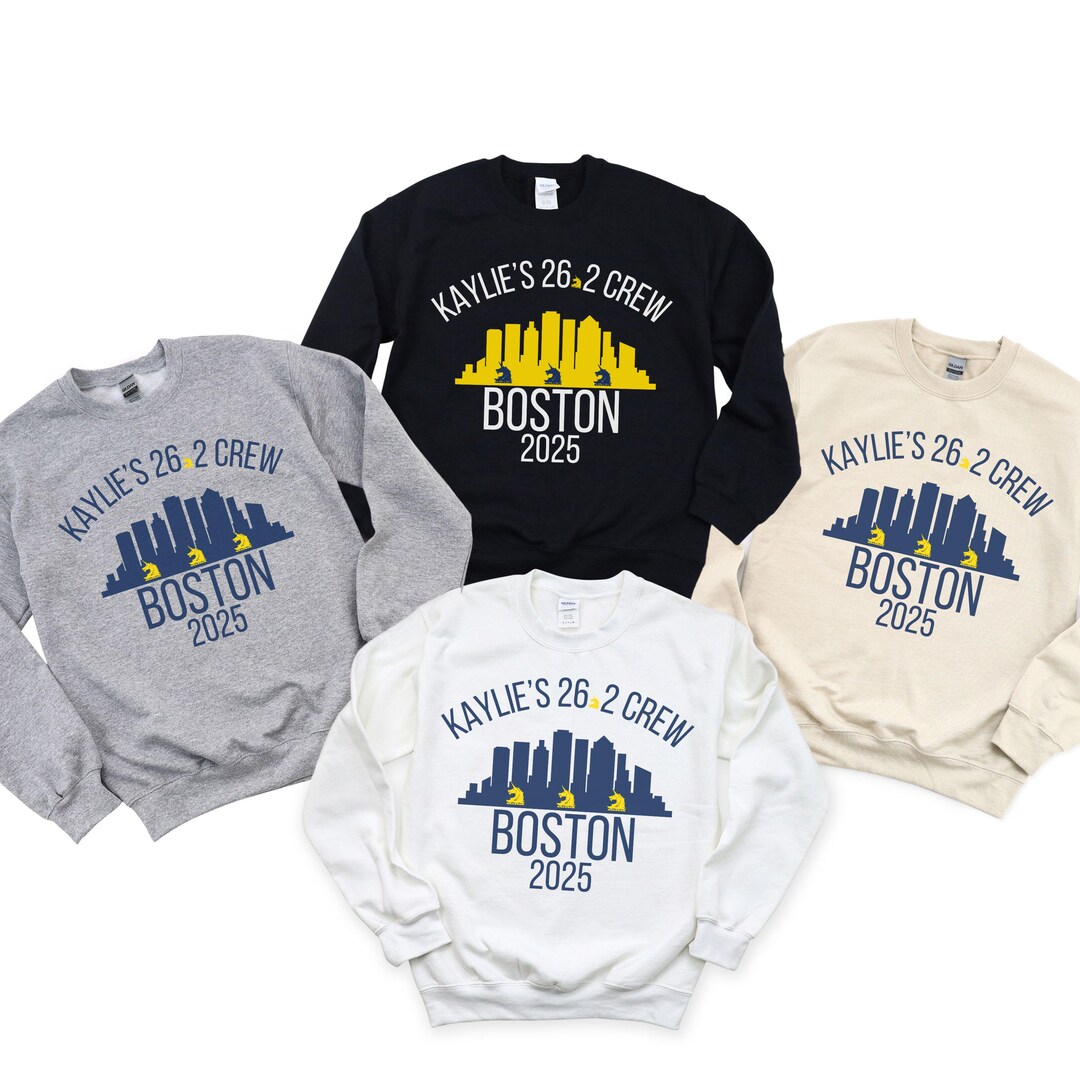 Boston Marathon Support Crew Shirt, Boston Marathon, Boston Marathon ...