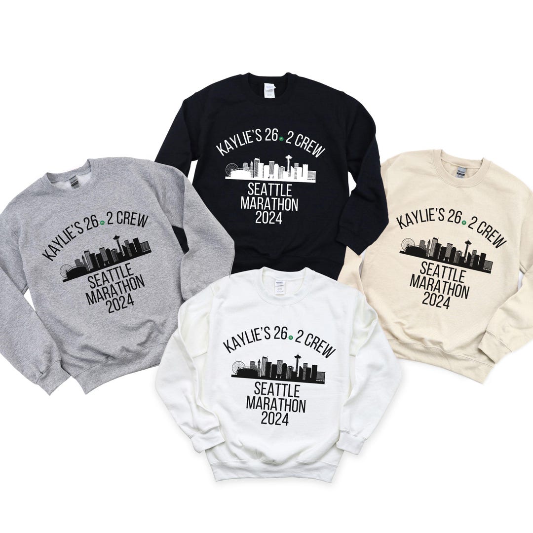 Seattle Marathon, Seattle Marathon Support Crew Shirt, Seattle Marathon ...