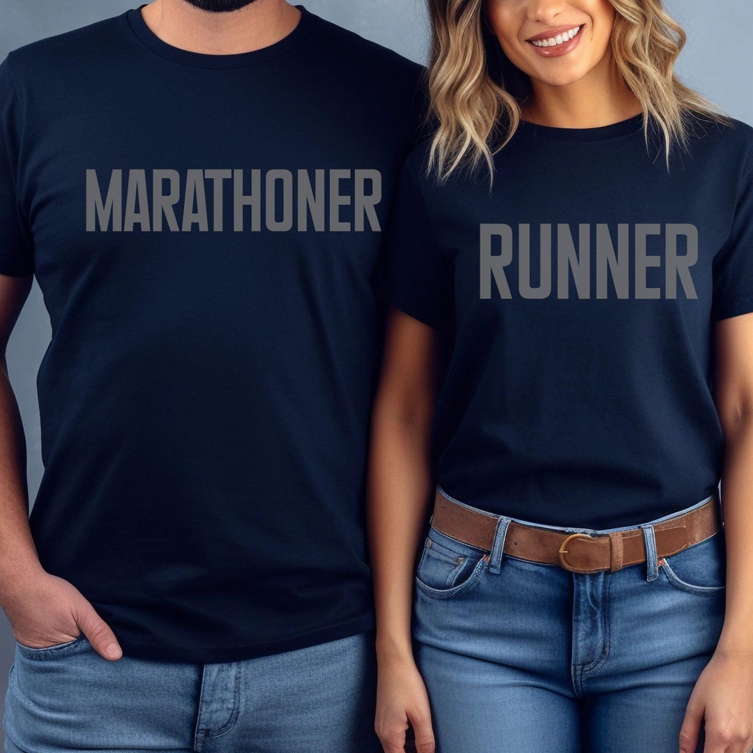 Custom Marathoner / Runner T-shirt, Marathon Gift for Runners, Marathon ...