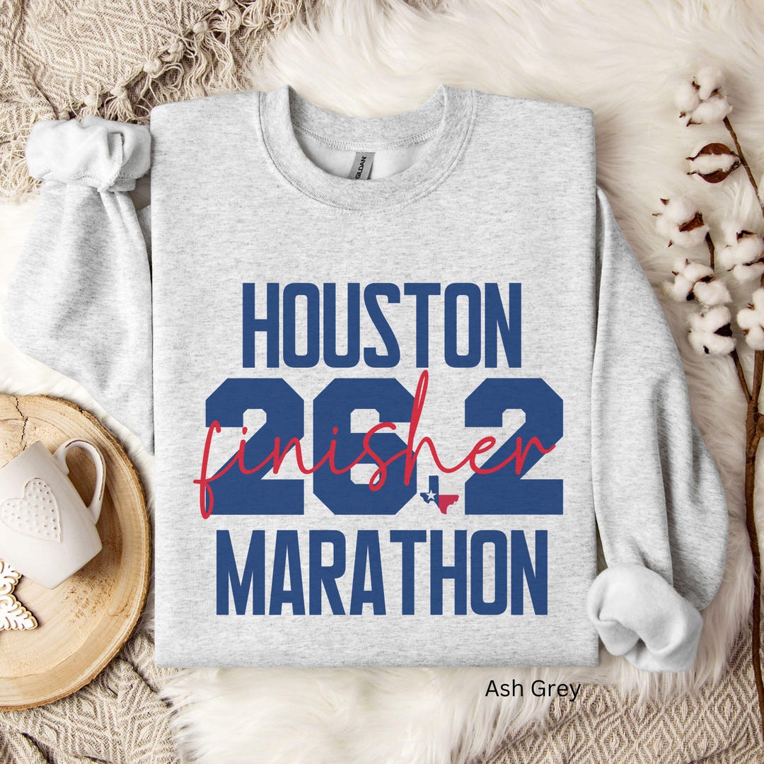 Houston Texas Marathon Finisher Shirt, Houston Marathon Runner Gift ...