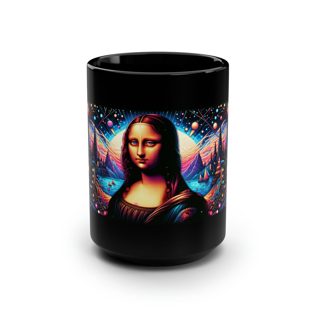 Futuristic Cyber Renaissance Mona Lisa Coffee Mug - Etsy