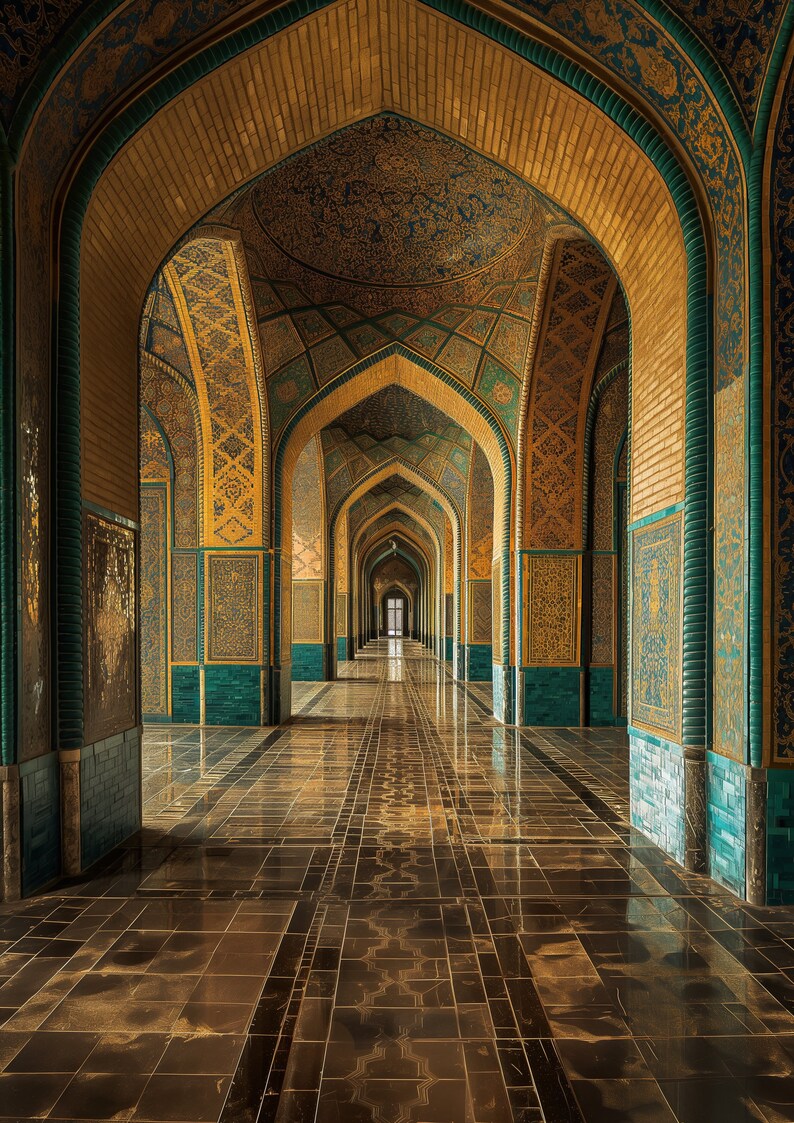 Persian Arch Wall Backdrop: Fashion Photo Backgrounds (digital Download ...