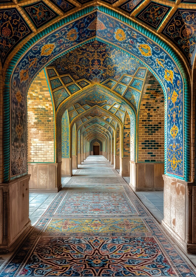 Persian Arch Wall Backdrop: Fashion Photo Backgrounds (digital Download ...