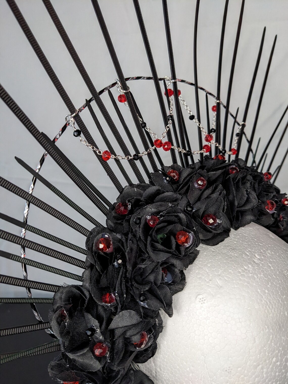 Handmade Rose Headpiece-persephone - Etsy
