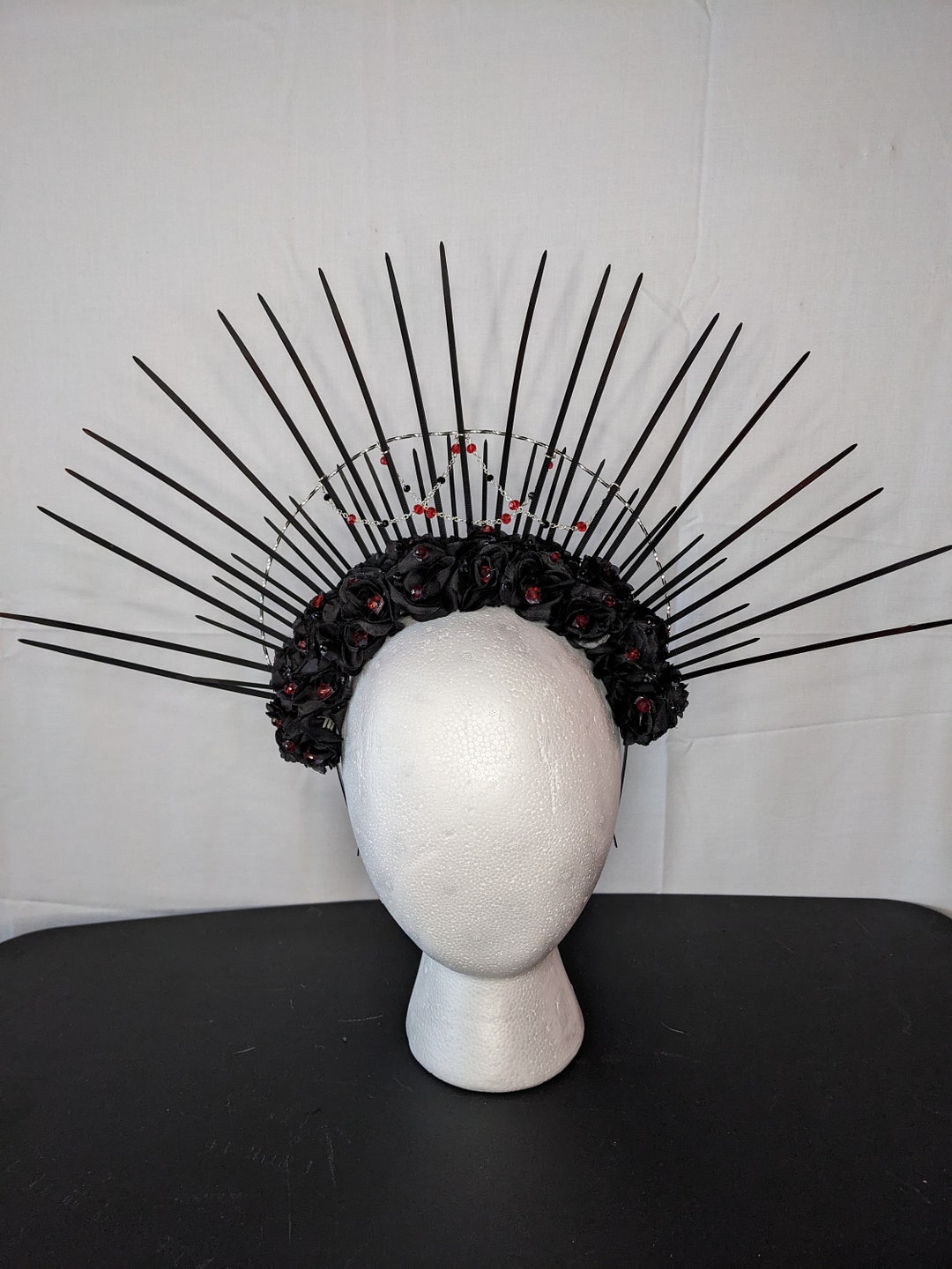 Handmade Rose Headpiece-persephone - Etsy