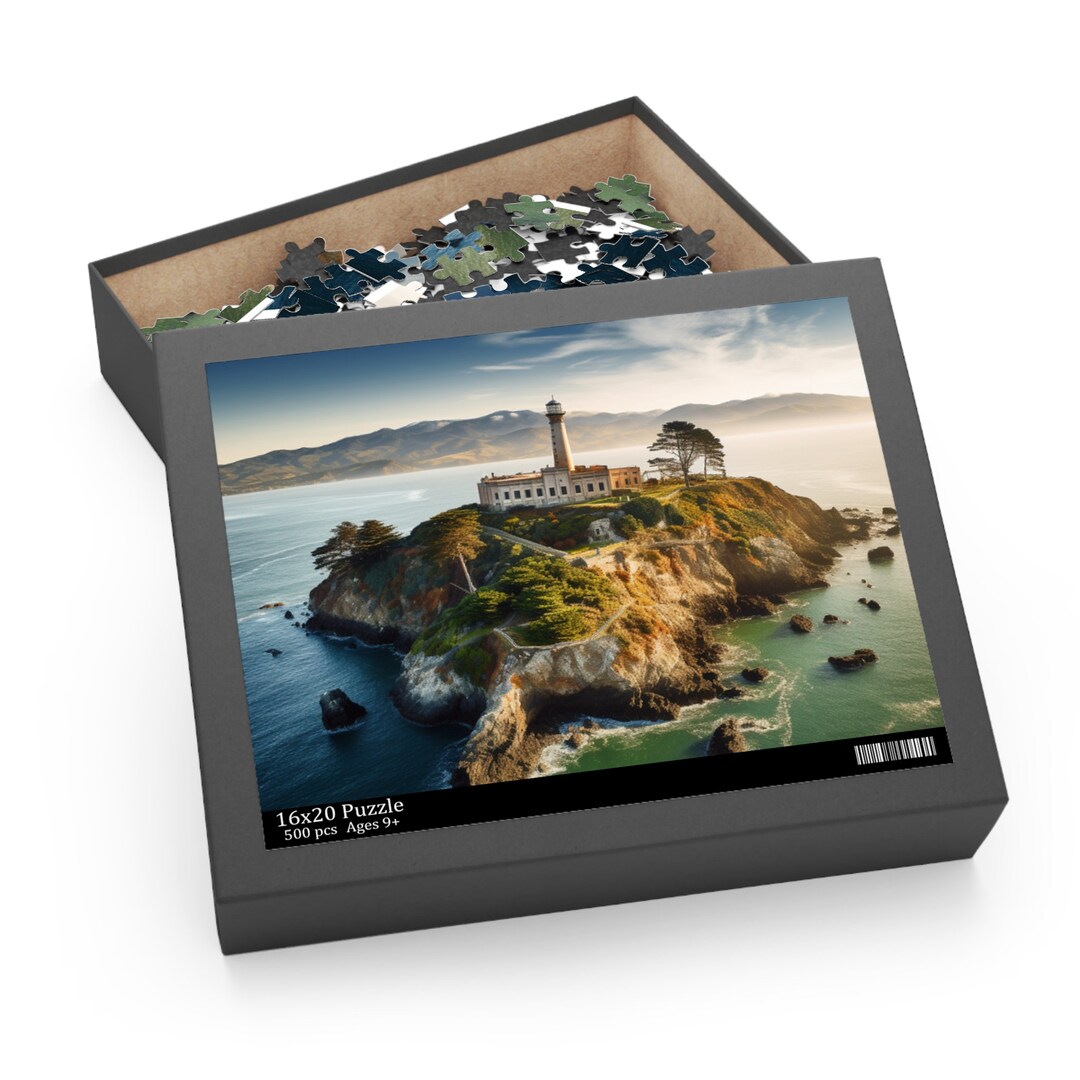 Alcatraz Island Mystique Jigsaw Puzzle Unique Birthday Gift for History ...