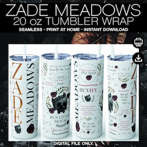 Haunting Adeline Zade Meadows 20oz Seamless Wrap, Run Little Mouse ...