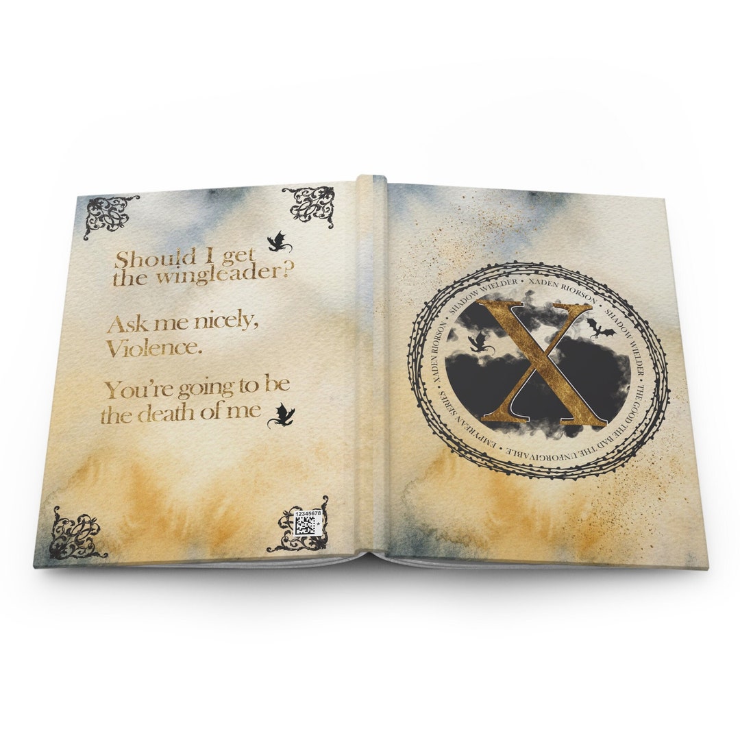 Xaden Riorson Fourth Wing Iron Flame Journal Violet Sorrengail Riders ...