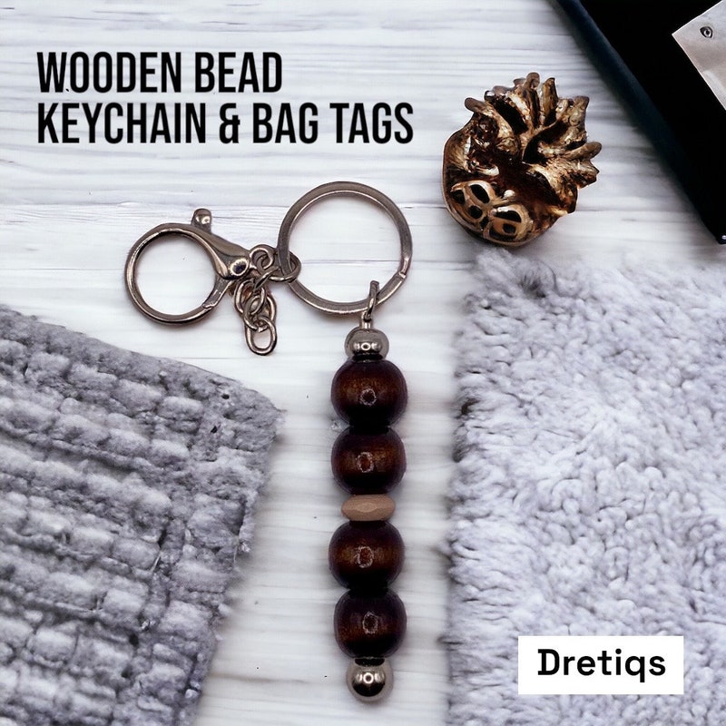 Beaded Bag Tag - Etsy