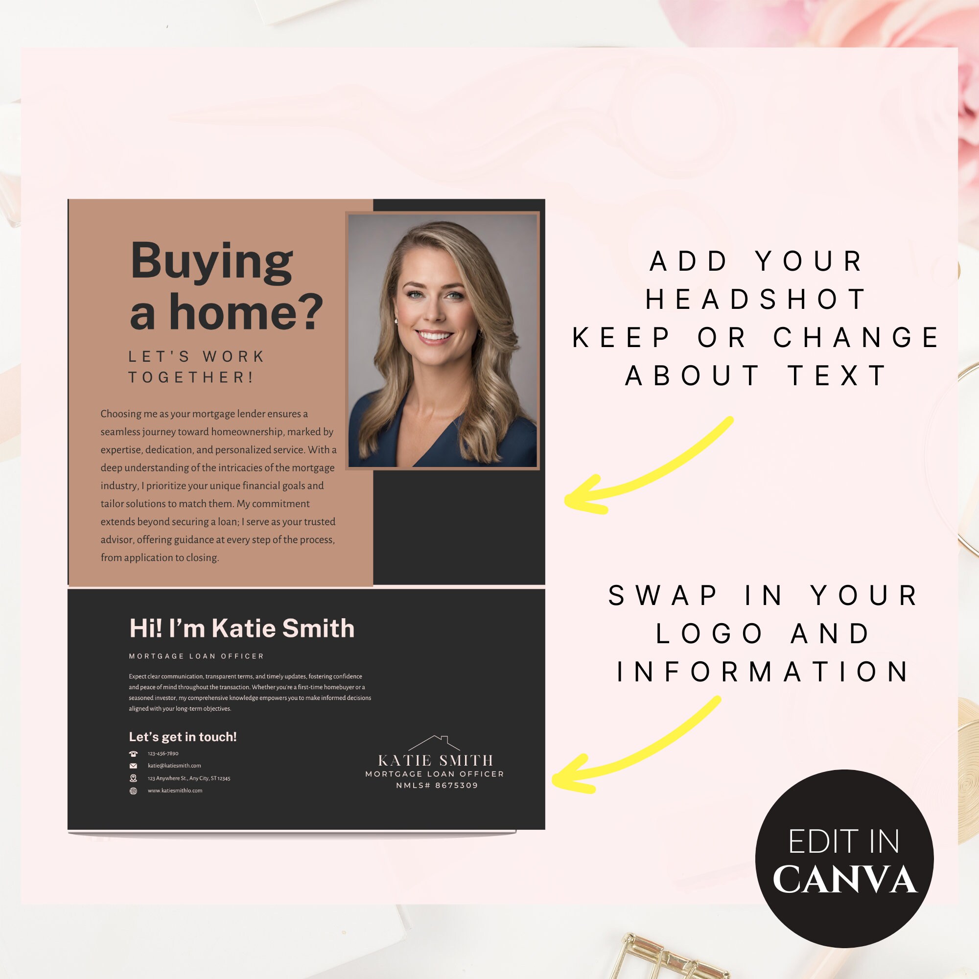 Mortgage Broker Prospecting Flyer Mortgage Loan Officer Introduction ...