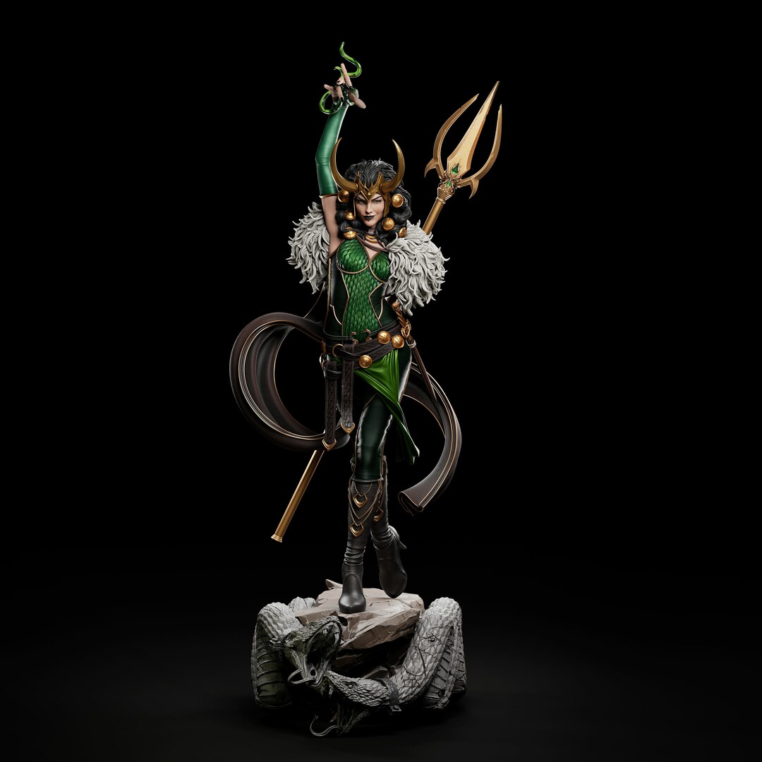 Lady Loki 3d Stl Sexy Girl 3d Stl Model For 3d Print 3d Print Files Nsfw Naked Stl Model 18