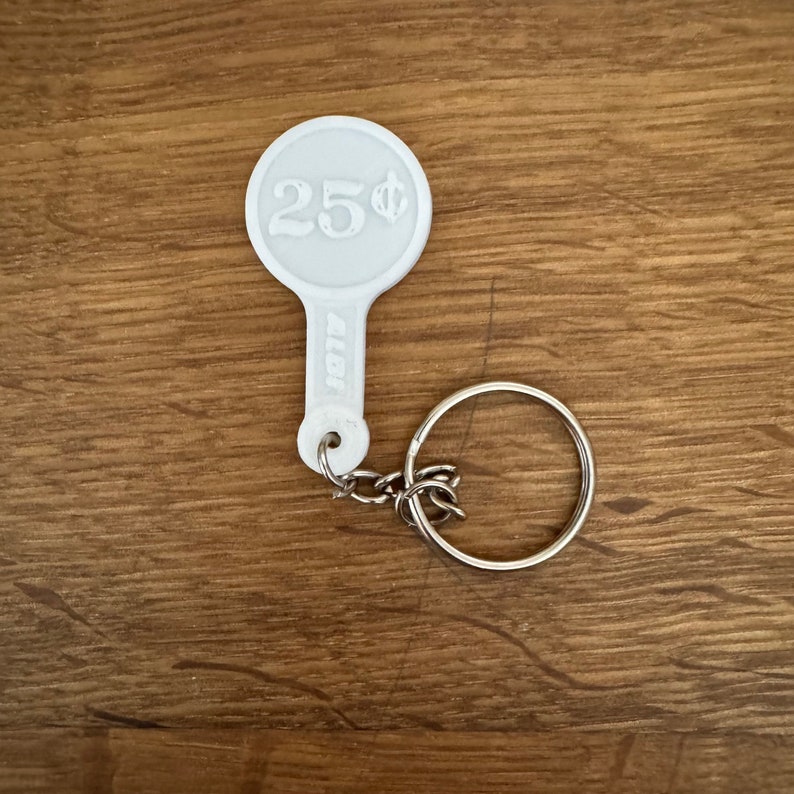 ALDI Quarter Keychain: 3D Printed Cart Token - Etsy