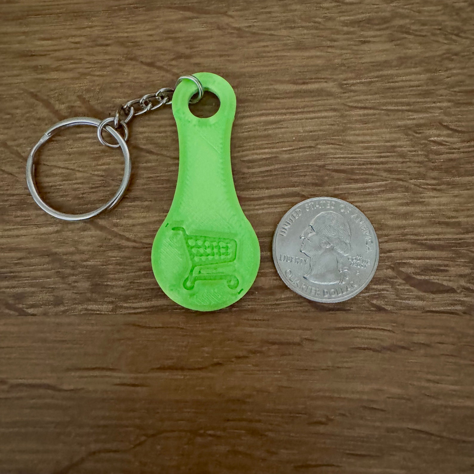 ALDI Quarter Keychain: 3D Printed Cart Token - Etsy