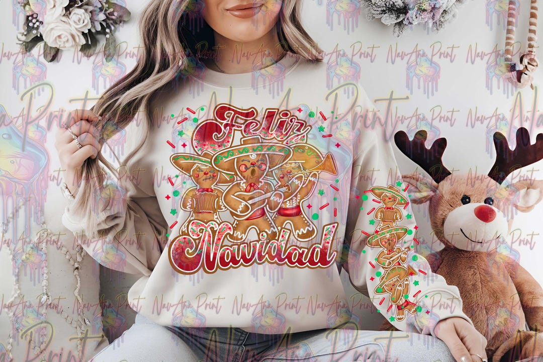 Feliz Navidad Ginger Bread Cookie Theme, Mariachi, Ginger Bread Men W ...