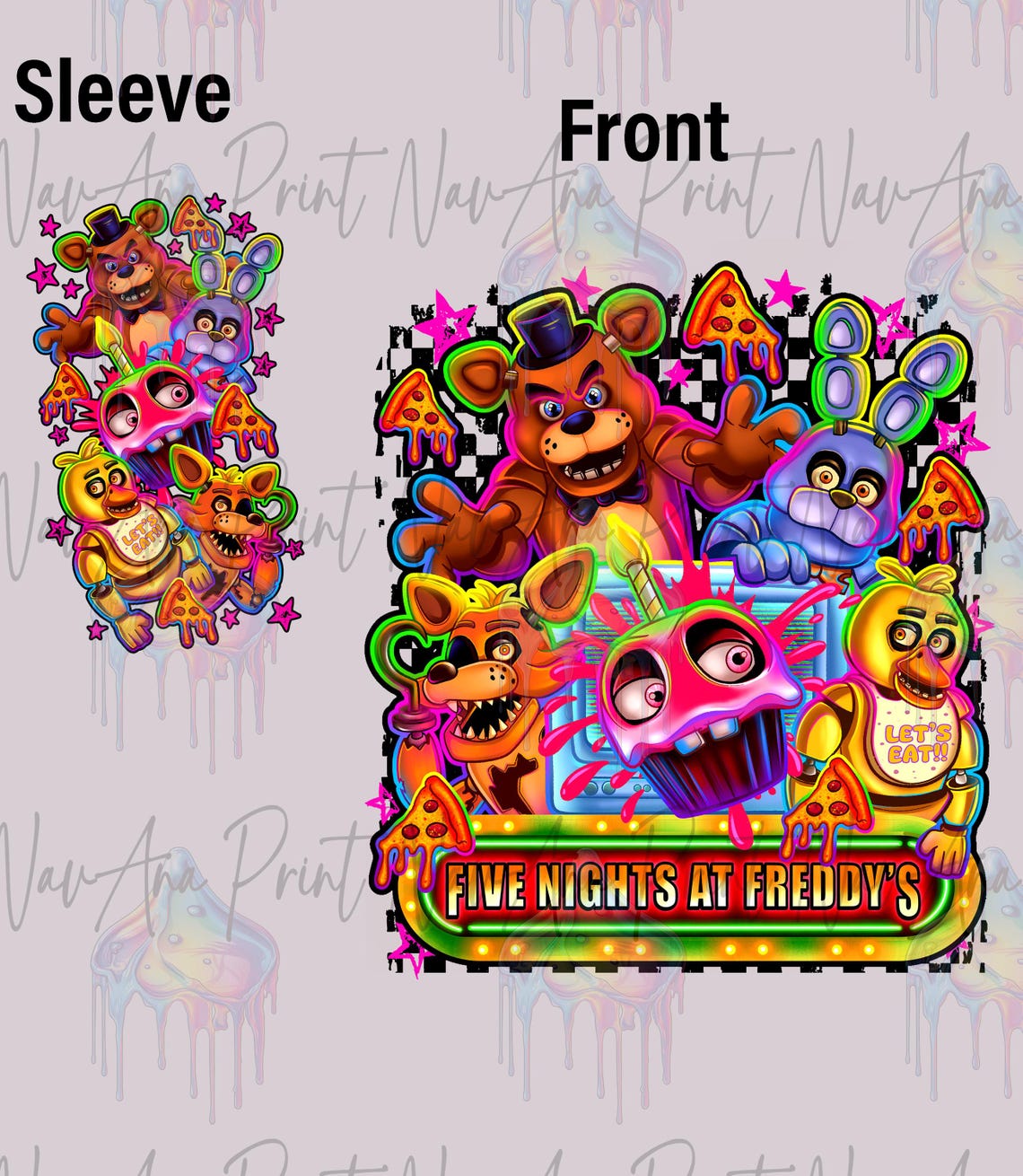 Animated Character Halloween W/sleeve Option Spooky Friday Night Ready ...