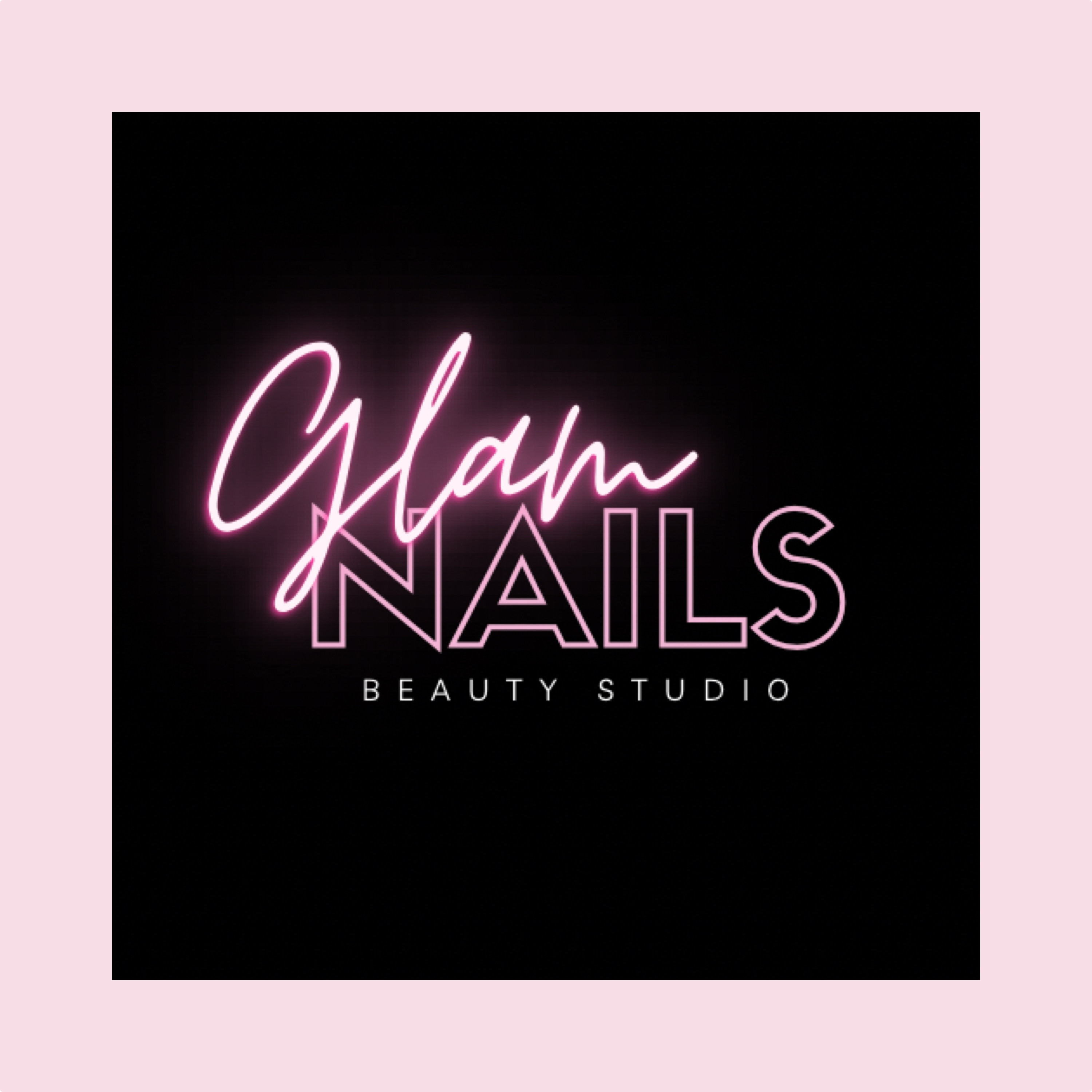Pink Beauty Logo, DIY Pink Logo Set, Neon Pink, Hair Branding, Lash ...