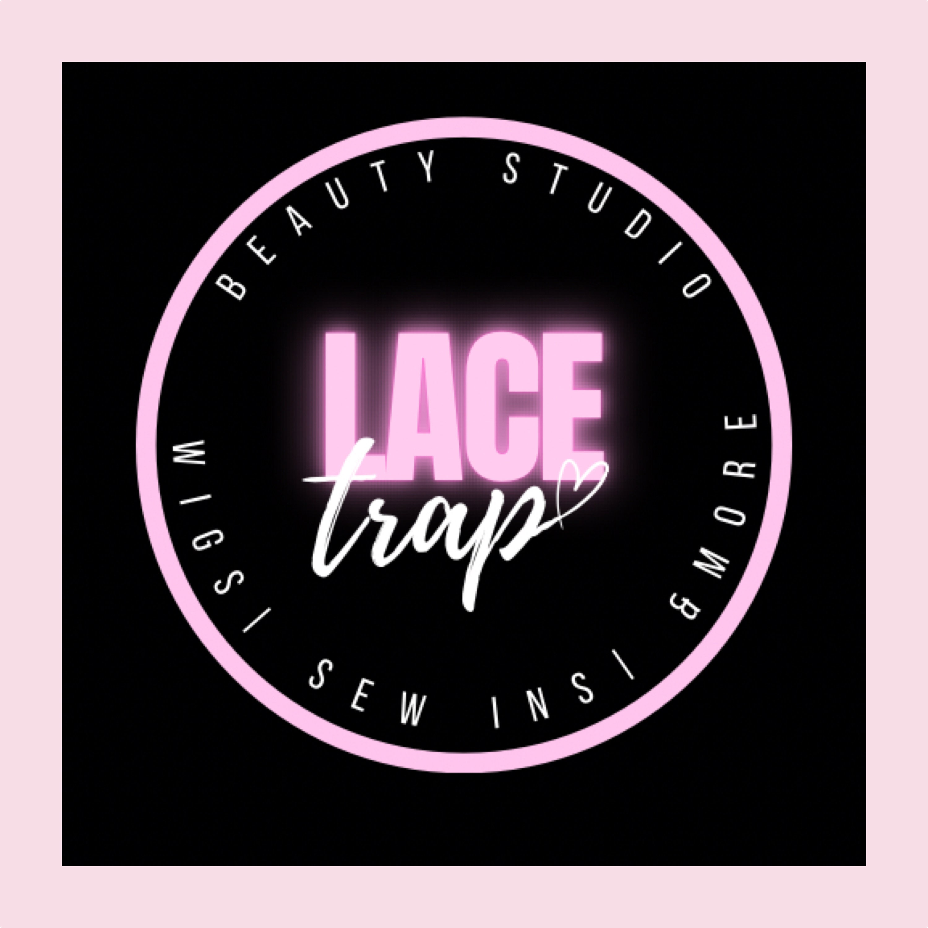 Pink Beauty Logo, DIY Pink Logo Set, Neon Pink, Hair Branding, Lash ...