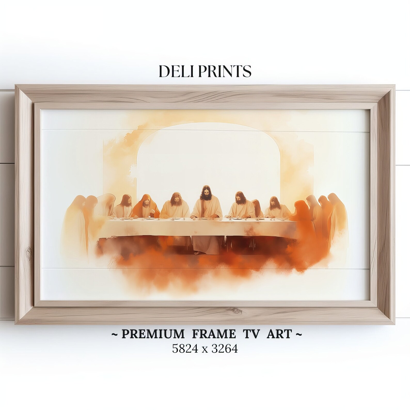 The Last Supper, Good Shepherd, Spring Frame TV Art Digital Art ...