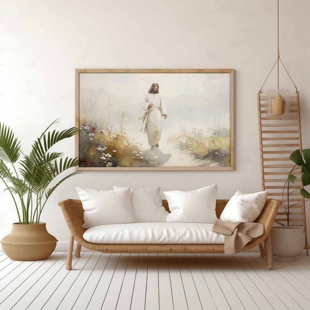 Peace Be Still Landscape Art | Religious Oil Painting , Fall Wall Art ...