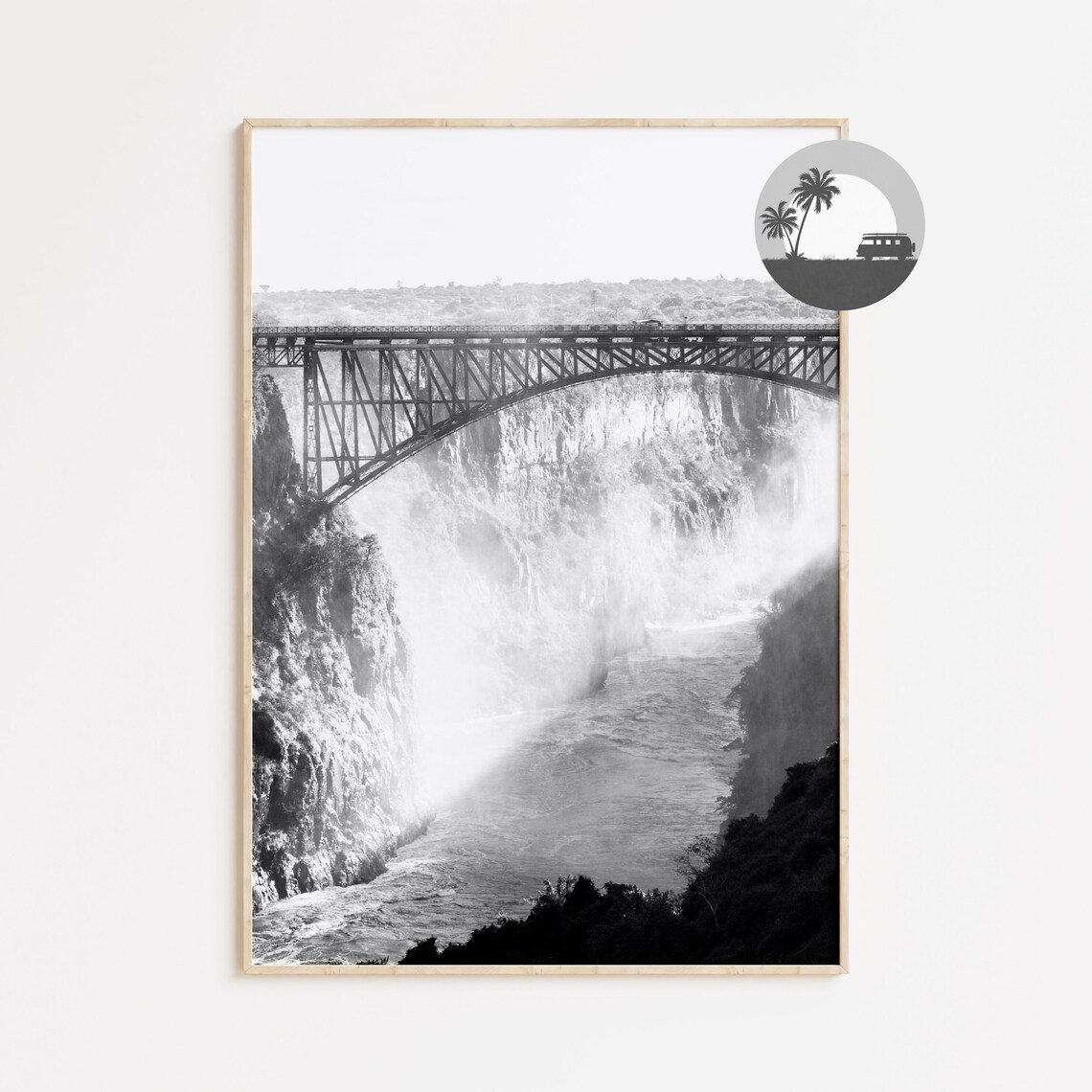 Victoria Falls Zimbabwe Zambia Prints Set of 6 | Black and White Photos ...