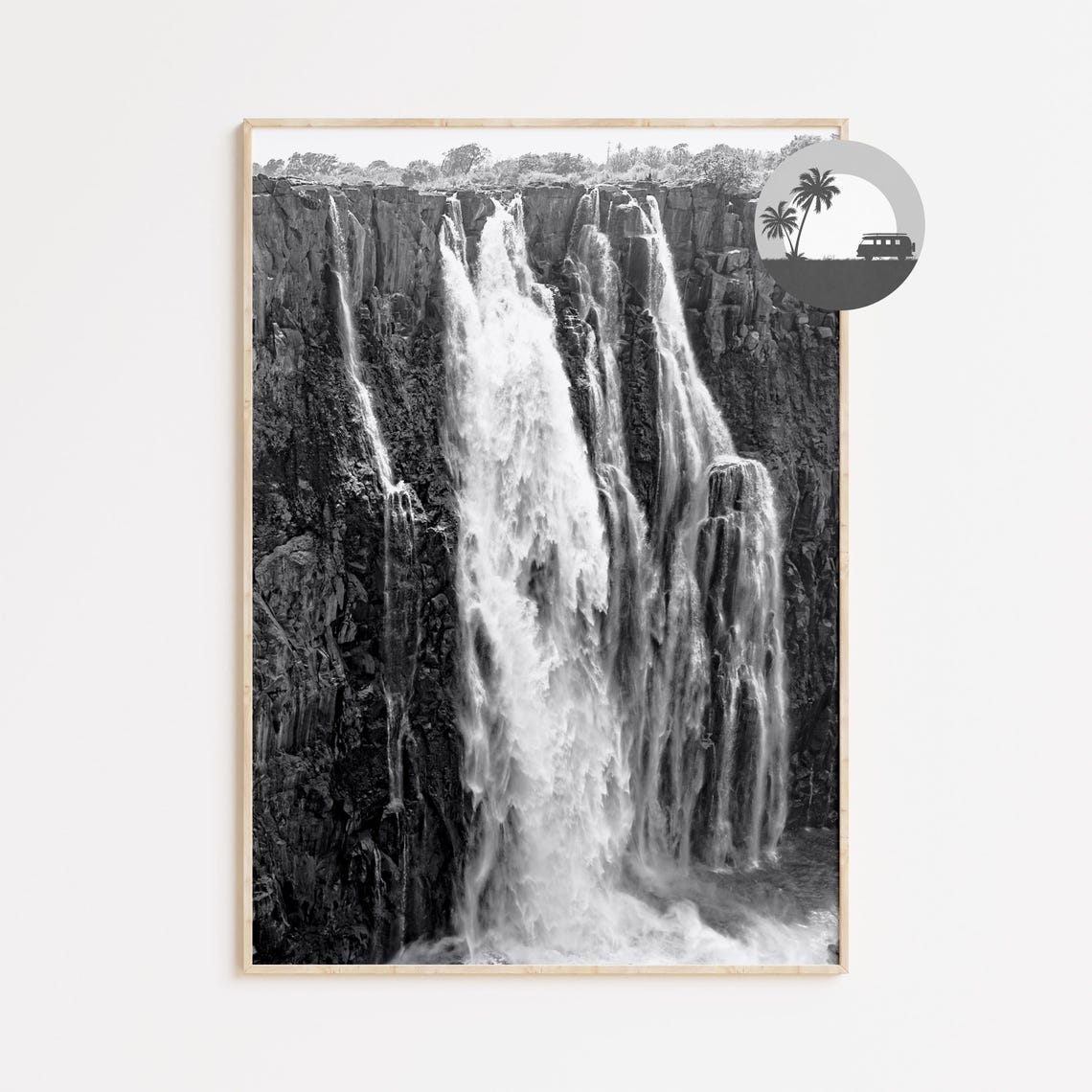 Victoria Falls Zimbabwe Zambia Prints Set of 6 | Black and White Photos ...