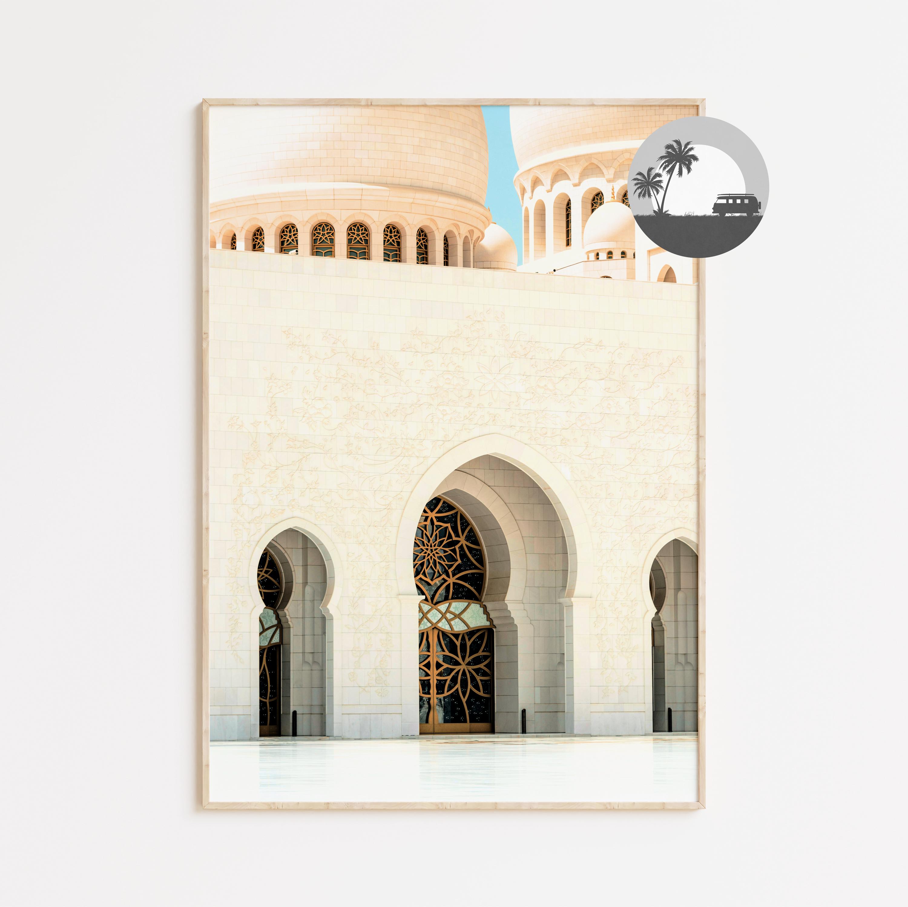 Sheikh Zayed Grand Mosque Abu Dhabi Prints Set of 6 | Colour Photos ...