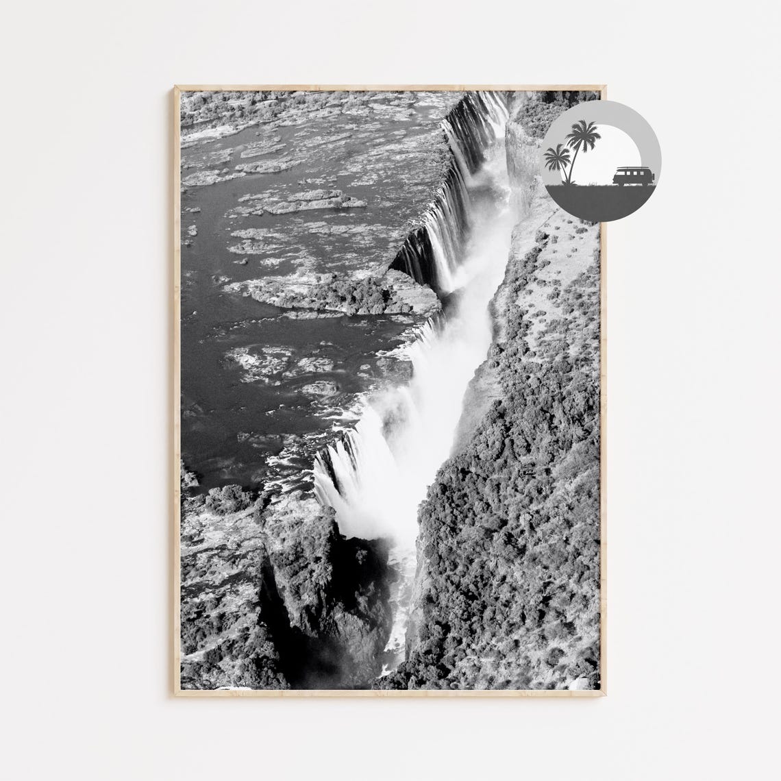Victoria Falls Zimbabwe Zambia Prints Set of 6 | Black and White Photos ...