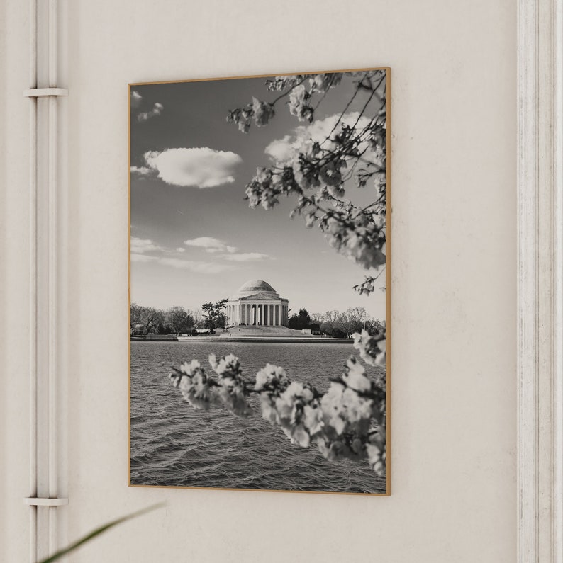Washington DC Prints Set of 6 | Black and White Photos Posters | Travel ...