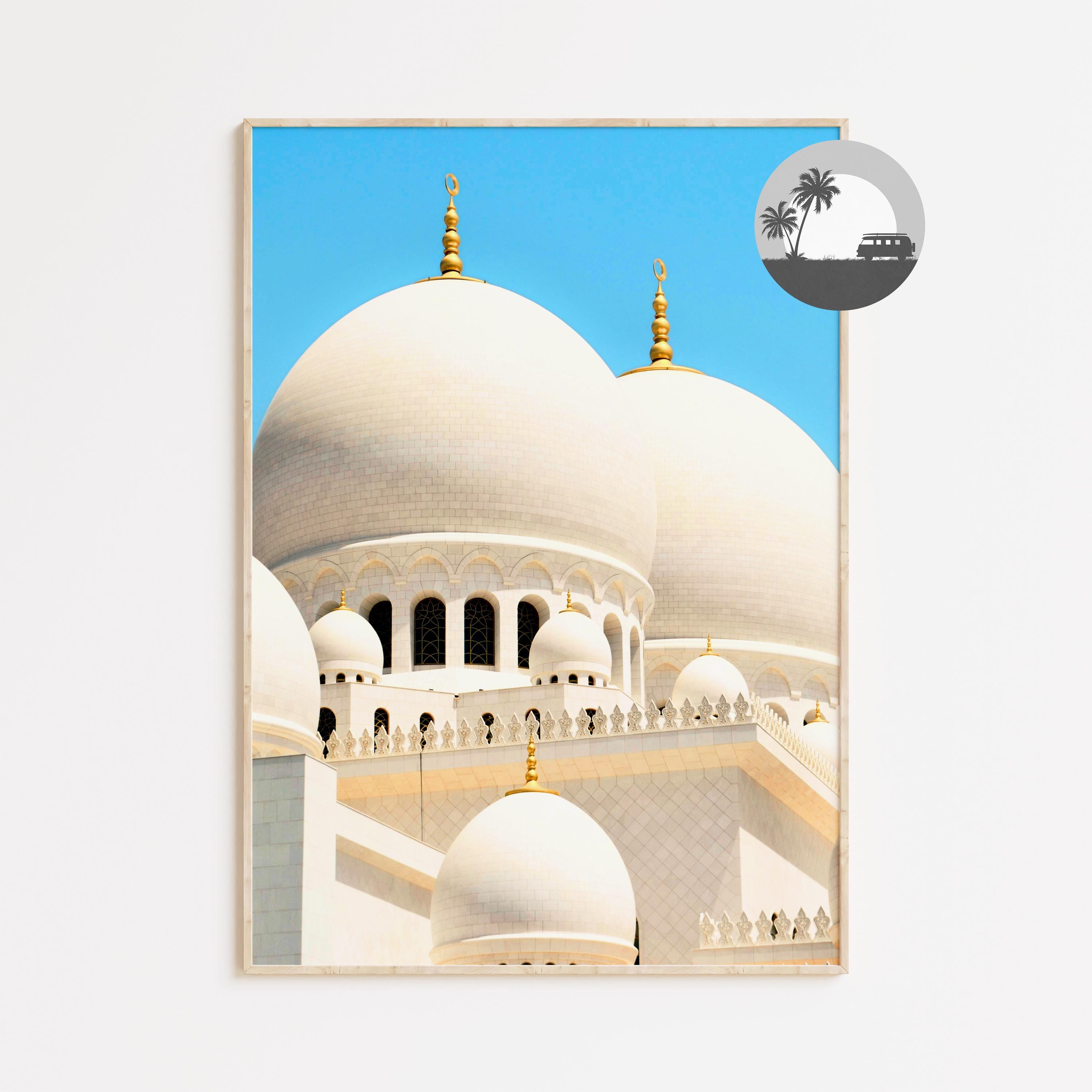 Sheikh Zayed Grand Mosque Abu Dhabi Prints Set of 6 | Colour Photos ...