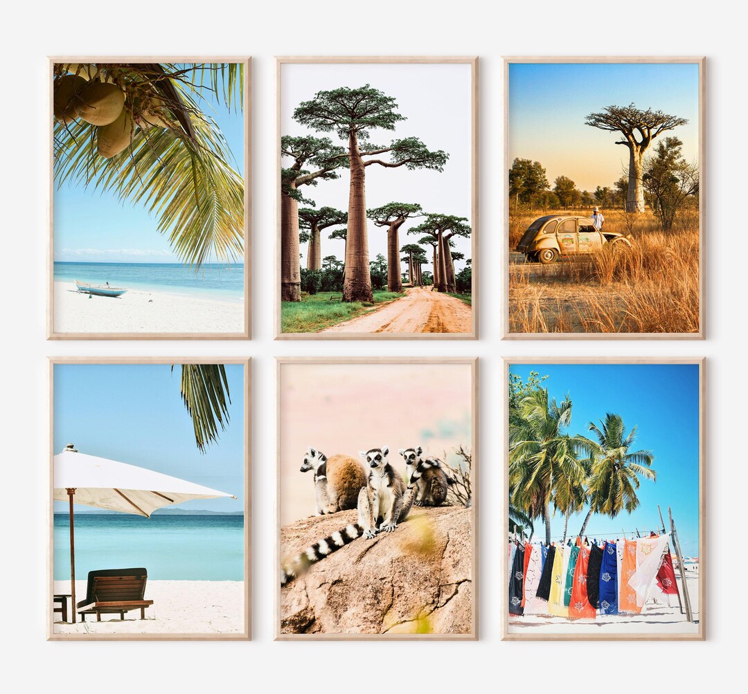 Madagascar Colour Prints Set of 6 | Colour Photos Posters | Travel ...