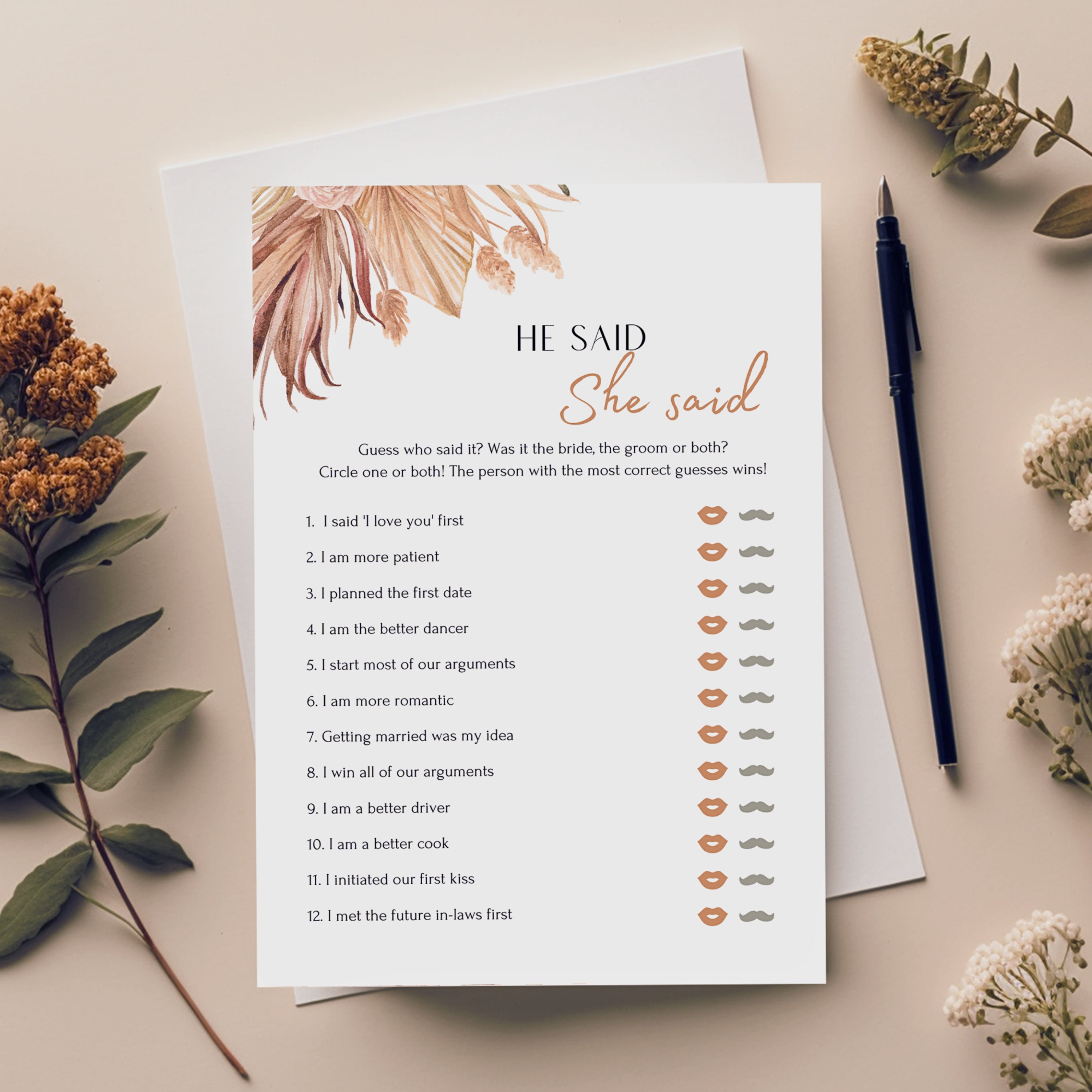 Boho Bridal Shower Games Floral Boho Game Bundle for Bridal Shower ...