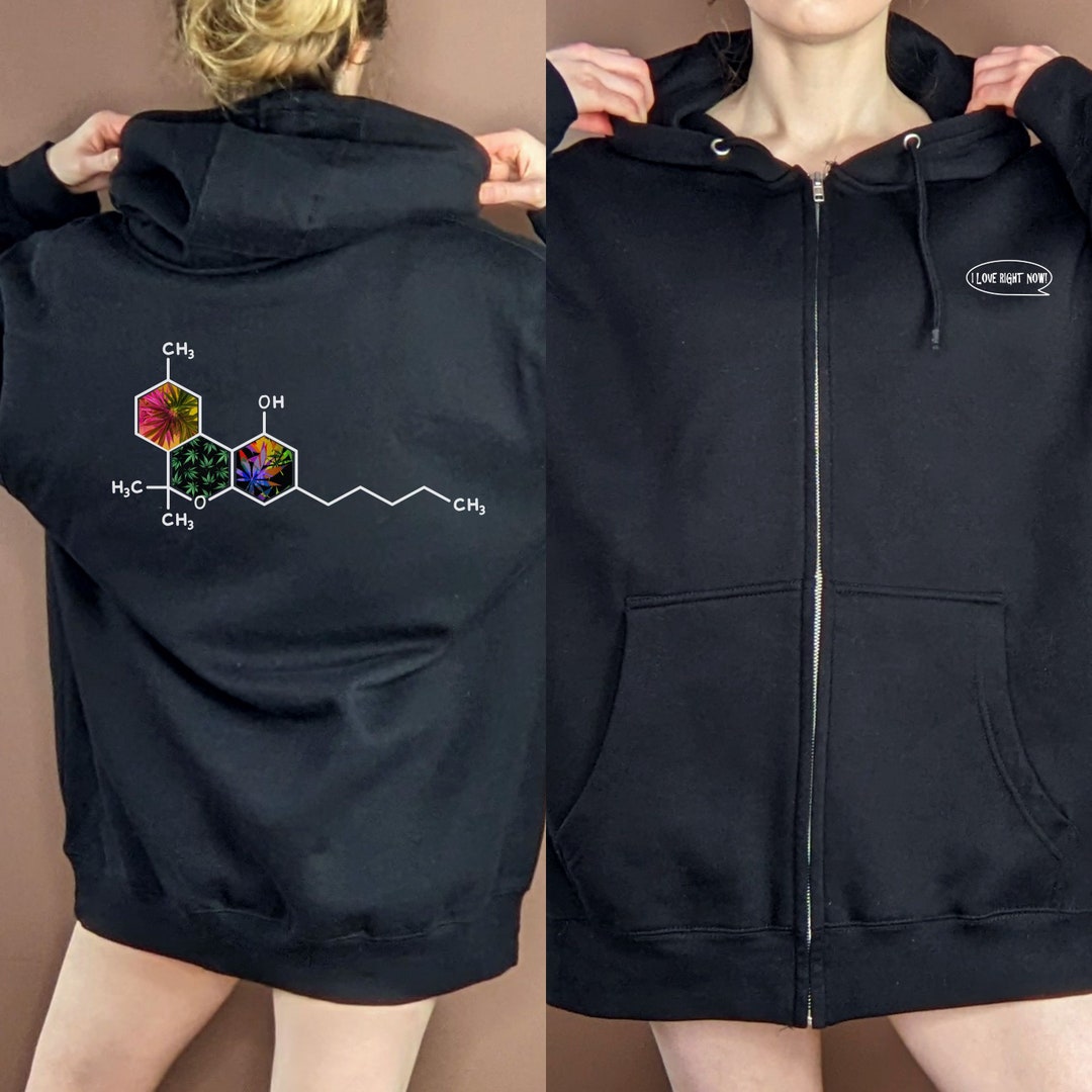 THC Hoodie, Weed Shirt Stoner Gifts Marijuana Shirt Cannabis T-shirt ...