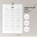 Printable Calendar 2025 | Monthly Planner, A4 & Letter Format ...