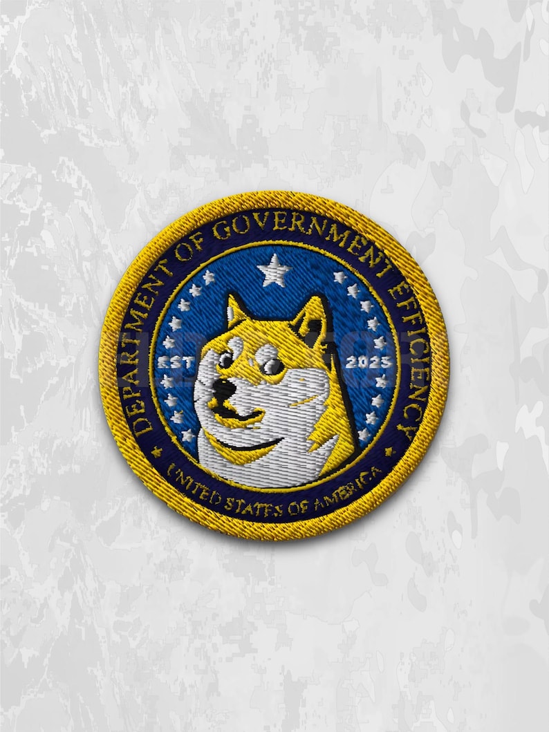 Department of Government Efficiency Embroidered Patch - Etsy