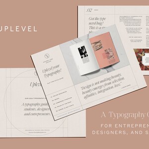 Uplevel: a Typography Guidebook | Font Pairings | Free Fonts ...