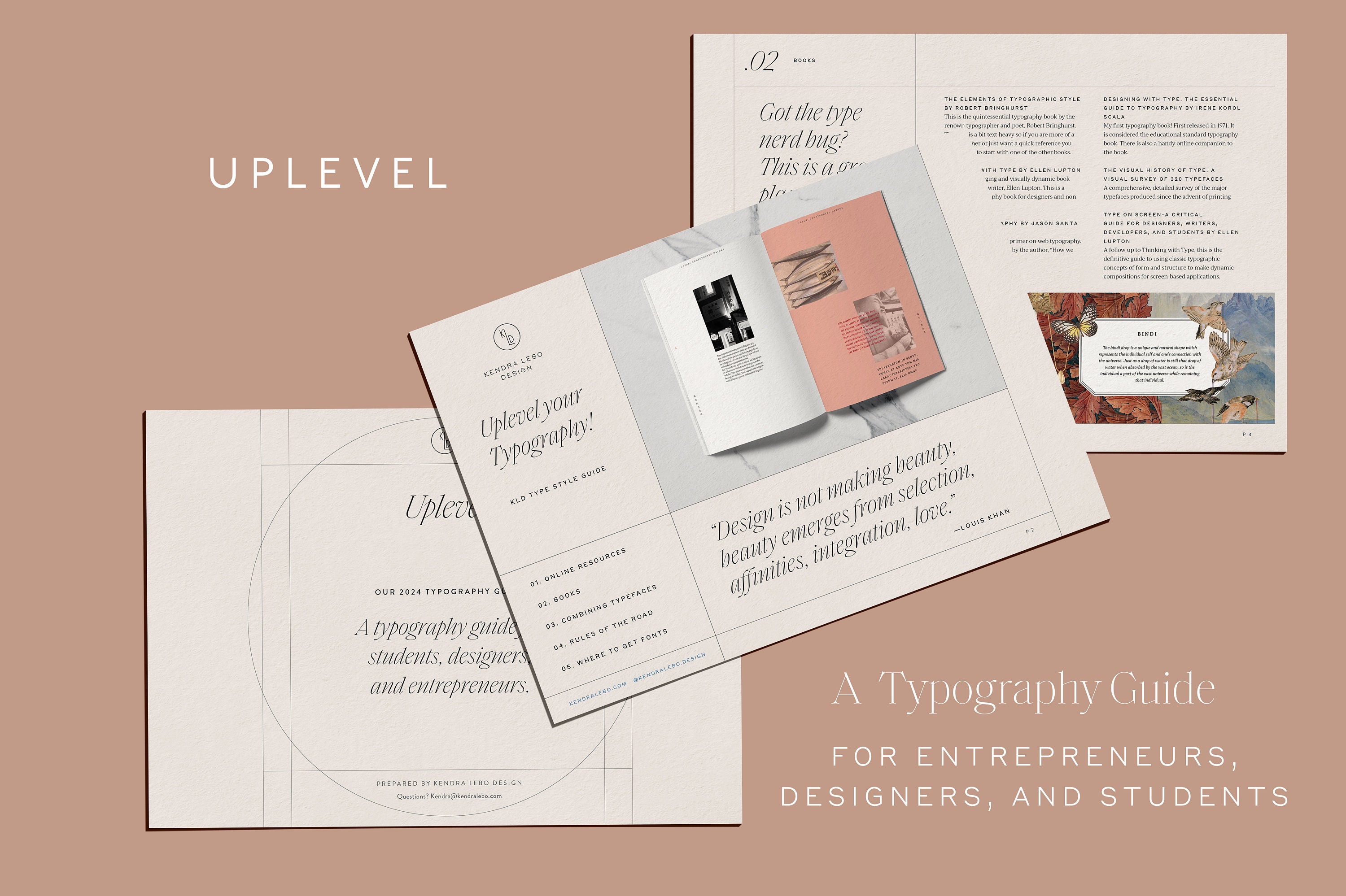Uplevel: a Typography Guidebook | Font Pairings | Free Fonts |typography | Design Education - Etsy