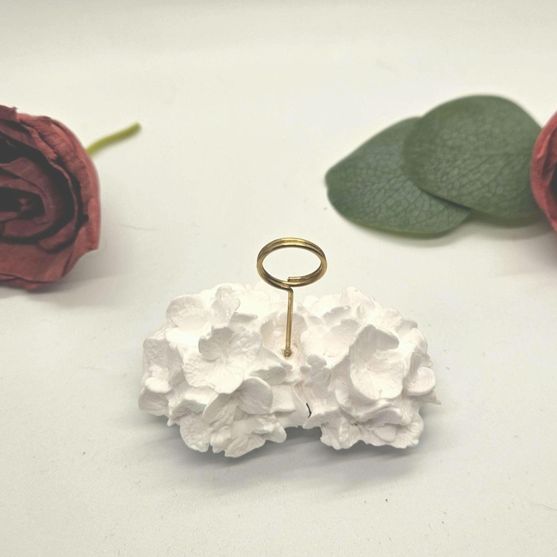 Double Floral Hydrangea Table Number Holder - Etsy