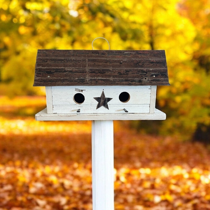 Rustic Birdhouse - Etsy