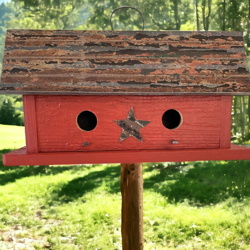 Rustic Bird House - Etsy