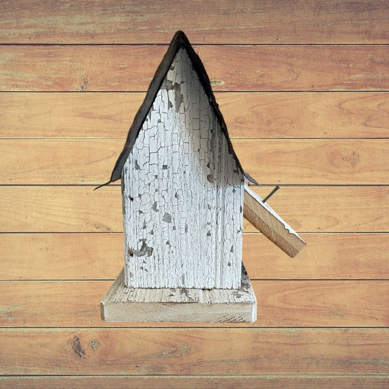 Rustic Red Birdhouse, Hanging Bird House, Amish Handmade, Farmhouse ...