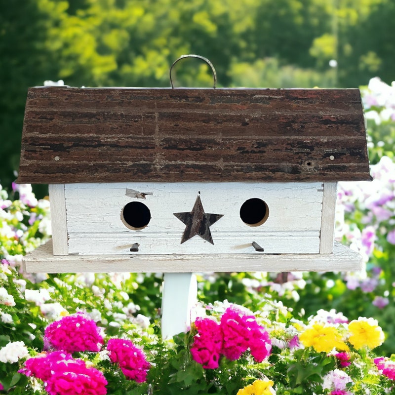 Rustic Birdhouse - Etsy