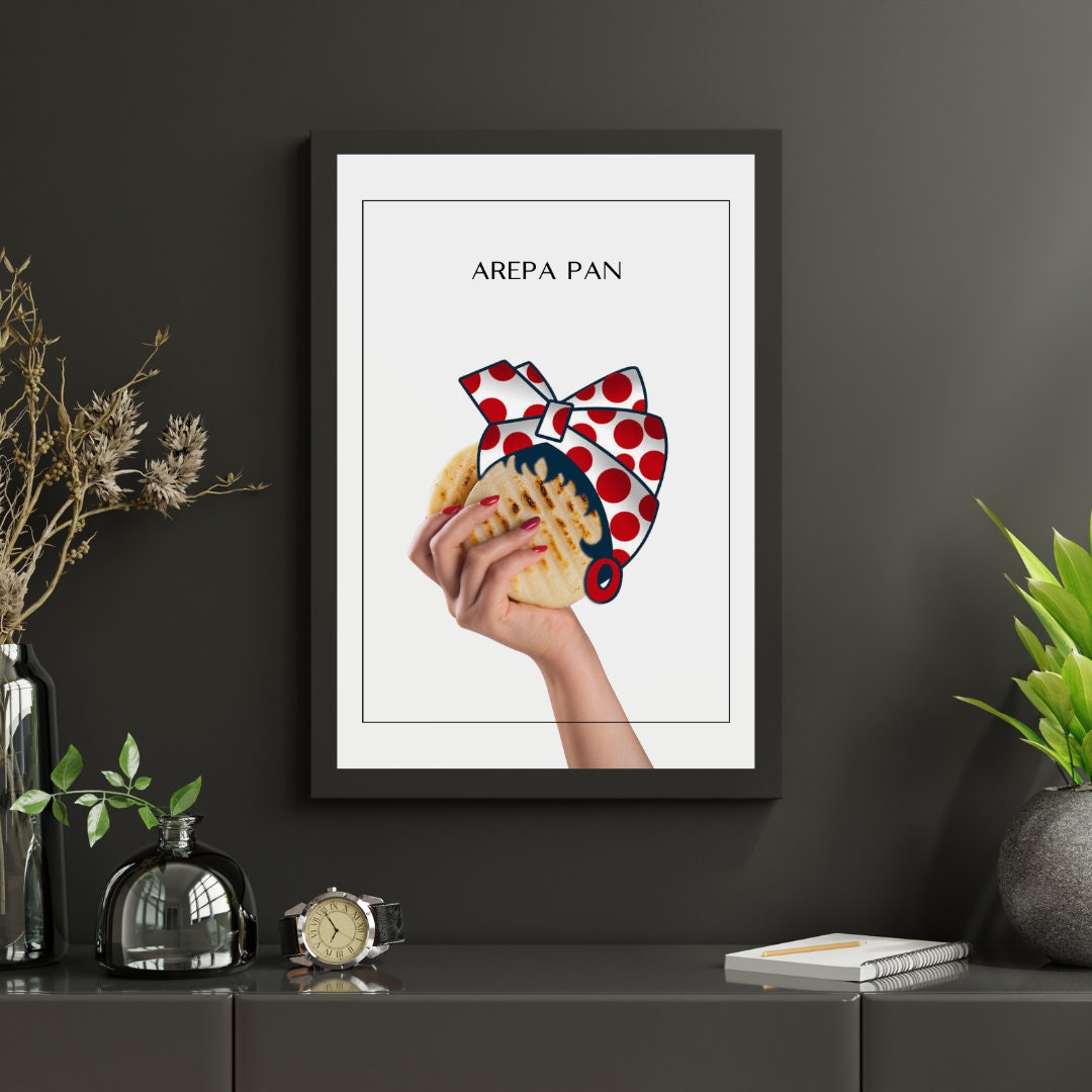 Arepa PAN, Venezuela Wall Art - Printable Poster for Home Decor ...