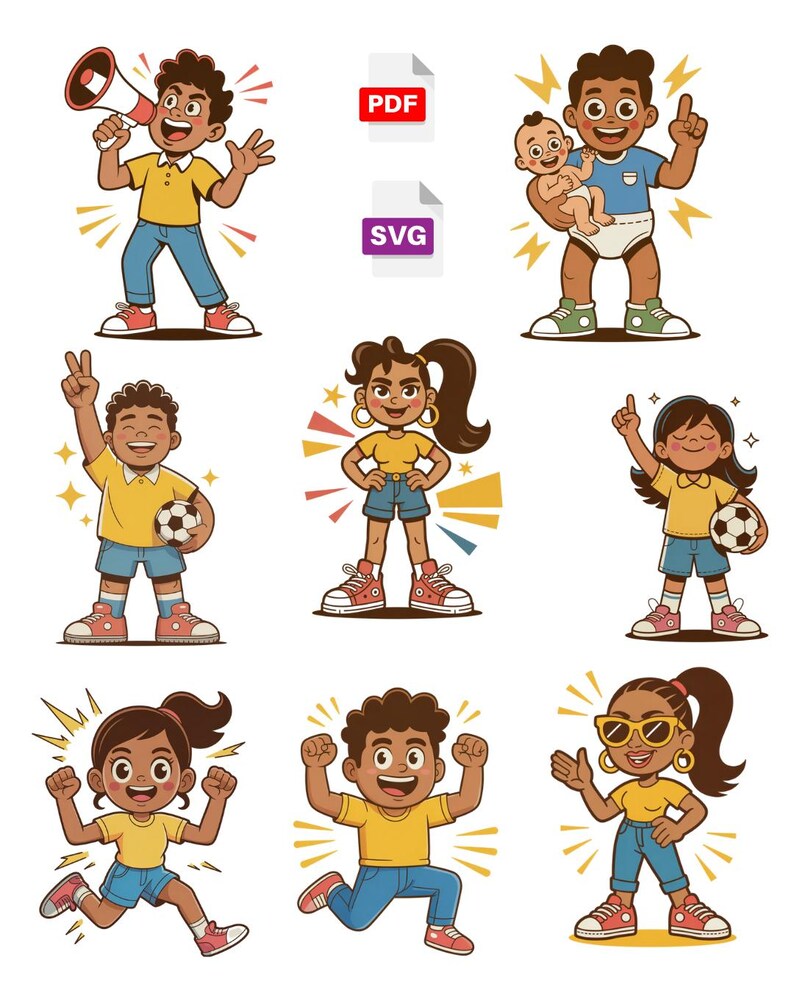 Venezuelan Slang + Sticker SVG PNG Bundle | 7 Fun Phrases + 7 Modern ...