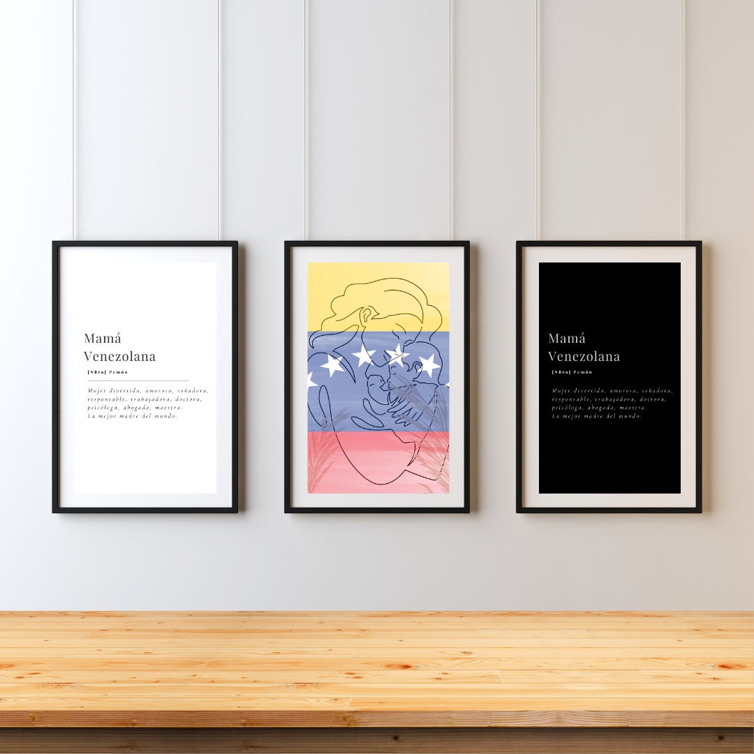 Venezuelan Mom Gallery Digital Prints Posters for Decor. Wall Art ...