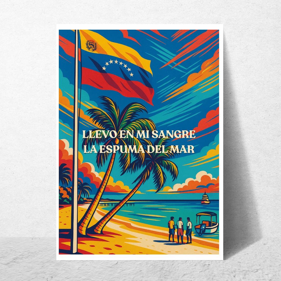 Venezuela Wall Art: Printable Posters for Decor. Gifts From Venezuela ...