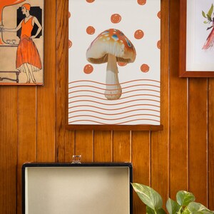 Mushroom Art Boho Art Printable Posters - Etsy