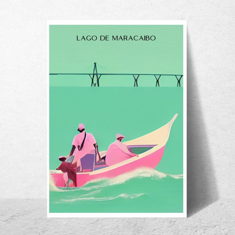 Maracaibo Venezuela Wall Art – Printable Travel Posters – Digital ...